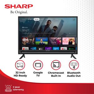Jual Sharp LED TV HD Ready Google TV with Google Assistant 2T-C32EG1I ...