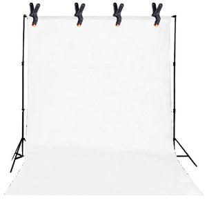 Jual paket studio stand tiang background klip kain background putih ...