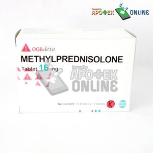 Jual METHYL PREDNISOLON 16 MG 1 STRIP ISI 10 TABLET - Kota Malang ...