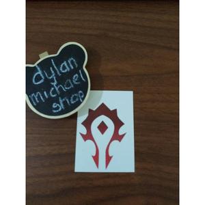 Jual Stiker Logo World of Warcraft WoW Horde Symbol Sticker Vinyl Color ...