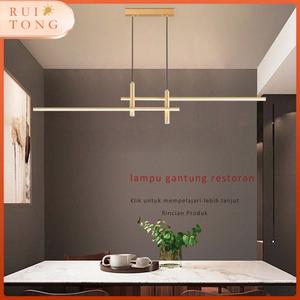 Jual LAMPU GANTUNG RESTORAN LAMPU RESTORAN STRIP MINIMALIS NORDIC LAMPU ...