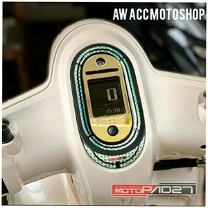 Jual Garnish spido + antigores FAZZIO 125 Bahan Akrilic - Akrilic Gold ...