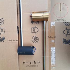 Jual Lampu dinding led panjang 100cm gold hitam modern minimalis ruang ...