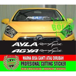 Jual Cutting sticker AYLA AGYA Sicker kaca racing sport - Jakarta Barat ...