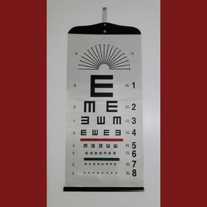 Jual SNELLEN E CHART MANUAL - Poster untuk mengukur ketajaman mata ...