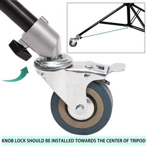 Jual roda c stand boom stand lampu light stand wheel kit set 3pcs ...