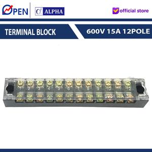 Jual TERMINAL BLOCK 12P 15A / BRAND TB 1512 ALPHA - Jakarta Pusat ...