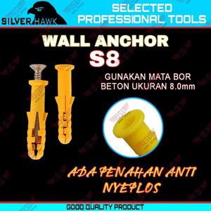 Jual Fiser S8 Fisher Viser Piser untuk sekrup Dinding Tembok Angkur ...