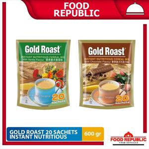 Jual Gold Roast 20 Sachet Instant Nutritious Cereal Mix Chocolate ...