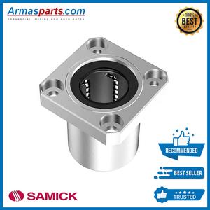Jual Samick Square Flange Linear Bushing/Bearing LMK10UU LMK 10 UU ...
