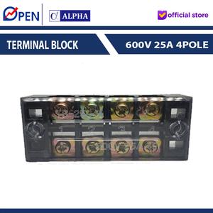 Jual TERMINAL BLOCK 4P 25A / BRAND TB 2504 ALPHA - Jakarta Pusat - PUMA ...