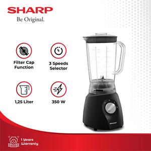 Jual Sharp Cookwear EM-121-BK Blender Black 1.25 Liter 350 Watt ...