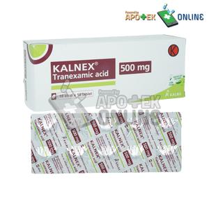 Jual KALNEX 500MG TABLET 10/TRANEXAMIC ACID/PENGHENTI PENDARAHAN ...