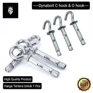 Jual Dynabolt Kail M8 Baut Hook Bulat Kait Dinabolt Eye Anchor Tembok ...