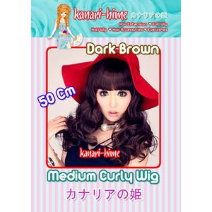 Jual Kanari-Hime Medium Curly Wig Poni Depan - Kab. Bekasi - Hamizart | Tokopedia