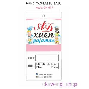 Jual HANG TAG BAJU/LABEL BAJU/PRICE TAG/LABEL HARGA/LABEL HANG TAG ...