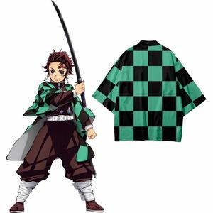 Jual KIMONO HAORI HAPPI COSPLAY HAORI TANJIRO KIMETSU YAIBA DEMON ...