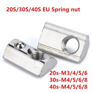Jual T Slot Nut M3 M4 M5 M6 M8 Roll-In T Spring Nut Half Round - Kota ...