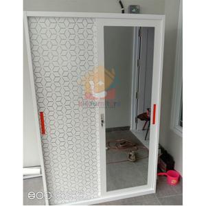 Jual Lemari Pakaian Besi Pintu Kaca Sliding XL VECTOR 120 - Jakarta ...