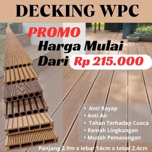 Jual LANTAI DECKING WPC TERMURAH DITRIBUTOR LANSUNG murah - DK 146 TEAK ...