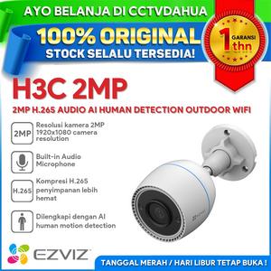 Promo EZVIZ H3C 1080P 2MP H.265 AUDIO AI HUMAN DETECTION OUTDOOR WIFI ...