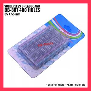 Jual Breadboard BB-801 Project Board Protoboard BB 801 400 holes Transparan - Jakarta Timur ...