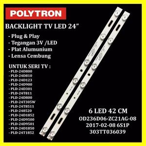 Jual Backlight TV LED POLYTRON 24 Inch PLD24T8511 24D123 24T1852 24D900 ...