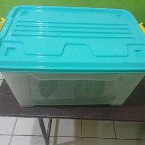Jual Box Container CB 45 Liter Roda Ezy Bening Kontainer CB45 Sky ...