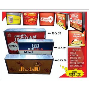 Jual neon box menu atau nama indor outdor bahan akrilik - Jakarta Barat ...