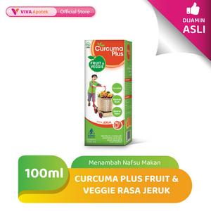 Promo Curcuma Plus Fruit & Veggie Rasa Jeruk - Menambah Nafsu Makan ...