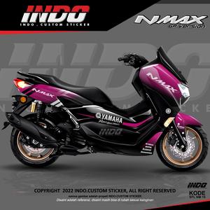 Jual DECAL STIKER NMAX YAMAHA FULL BODY SIMPLE DECAL - Merah, NMAX New ...
