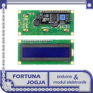 Jual Modul Lcd Display 1602 White On Blue With I2C Spi Backpack Module ...