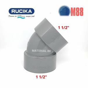 Jual Keni 45 derajat 1 1/2 inch Rucika D - 1.5 inch Knee Elbow PVC - Kab. Bogor - MATERIAL 88 ...
