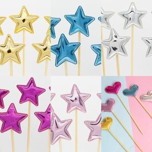 Jual Topper Satuan Bintang, Love, Glossy, Hiasan Kue Glossy Bentuk ...