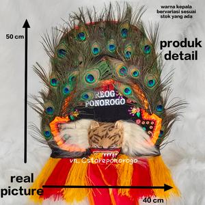 Jual REOG ASLI 50 CM / reog ponorogo / reog murah / reog mini ...