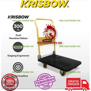 Jual KRISBOW PLATFORM HAND TRUCK 300 KG PLASTIC BLACK 10100180 ...