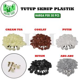 Jual Tutup Skrup Plastik Model Plus - Dop Screw Cap Cover Penutup ...
