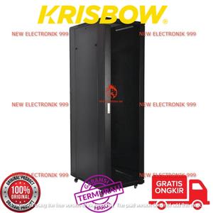 Jual Krisbow Rak Kabinet Instalasi Jaringan Hitam 10175091 - Jakarta ...