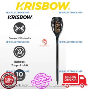 Jual Krisbow Lampu Taman Obor Bollard Flame Solar 2 Watt - Jakarta ...