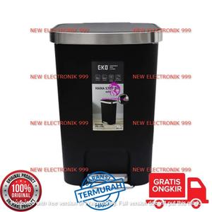 Jual Eko 50 Ltr Hana Tempat Sampah Pedal Square Hitam - Jakarta Barat ...