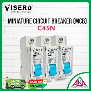 Jual Miniature Circuit Breaker MCB VISERO 1P 4A / 6A / 10A SNI - C45N ...