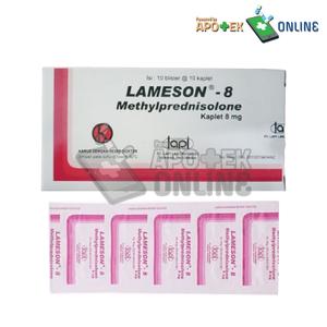 Jual LAMESON 8MG 10'S/METHYLPREDNISOLONE/ANTI RADANG/BENGKAK - Kab ...