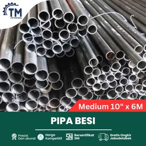 Jual Pipa Besi Medium 10 inch x 6M SNI - Ready SPS, Spindo - Kab ...