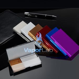 Jual kotak box tempat simpan rokok slim besi metal polos cigarette case ...