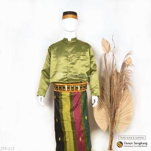 Promo Jas Tutup Adat Bugis Makassar Dewasa Premium Hijau Olive JTP-112 ...