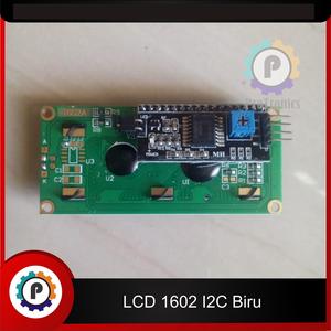 Jual LCD I2C 16x2 1602 Biru LCD Karakter dengan Modul IIC I2C 4-wire ...