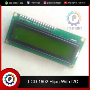 Jual LCD I2C 16x2 1602 Hijau LCD Karakter dengan Modul IIC I2C 4-wire ...