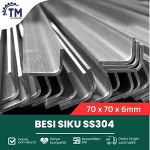 Jual Besi Siku SS400 70 x 70 x 6mm x 6M TM SNI Angel Bar L Bar - Kab ...