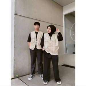 Jual Vest Wanita Adem Terbaik Unik Mewah Oversize Perempuan H8T7 Trendy ...