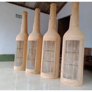 Jual lemari hias botol kayu jati tpk aesthetic mewah termurah - Jakarta ...